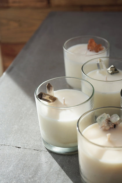 CRYSTAL CANDLES – Shop Dusk Crystals + Candles
