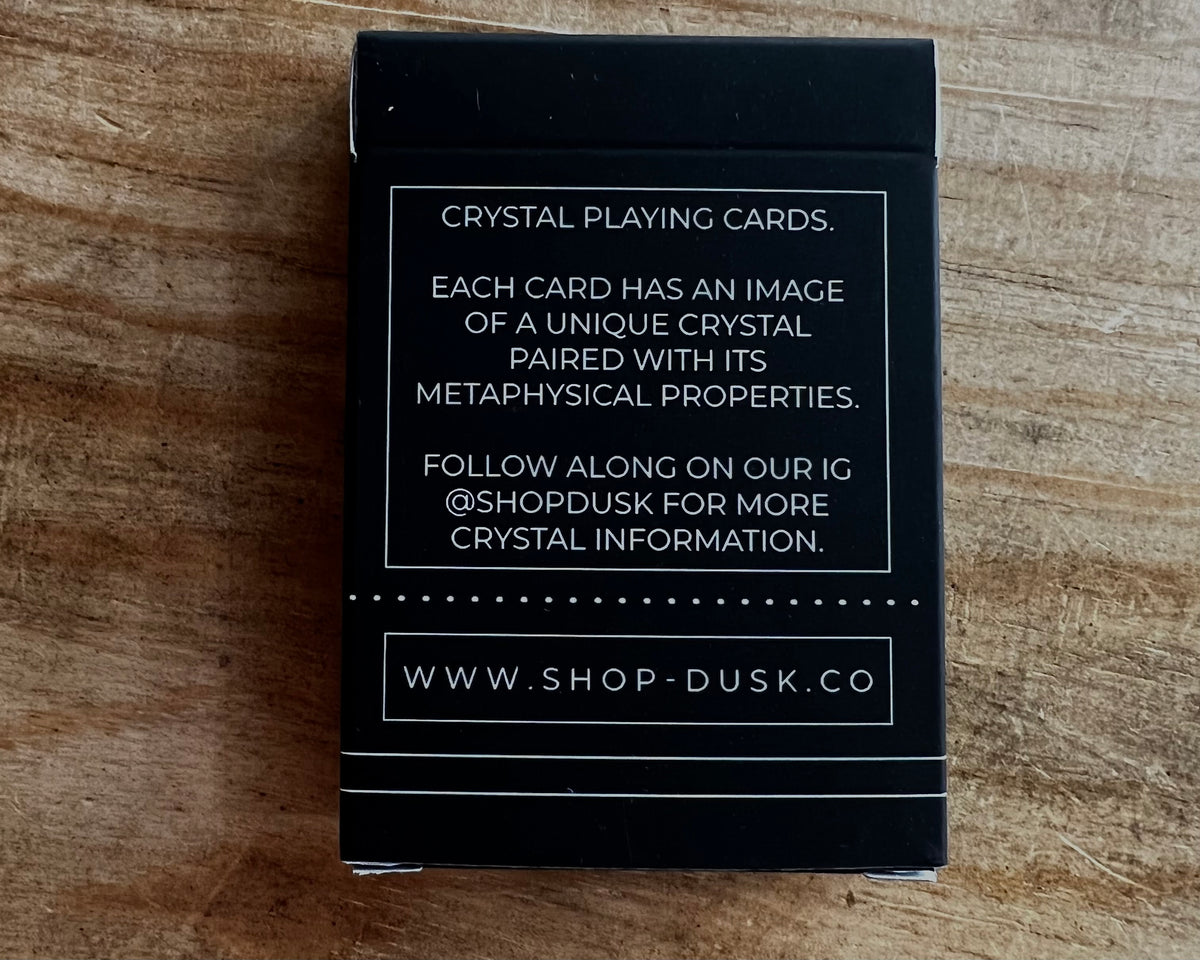 Crystal Playing Cards – Shop Dusk Crystals + Candles
